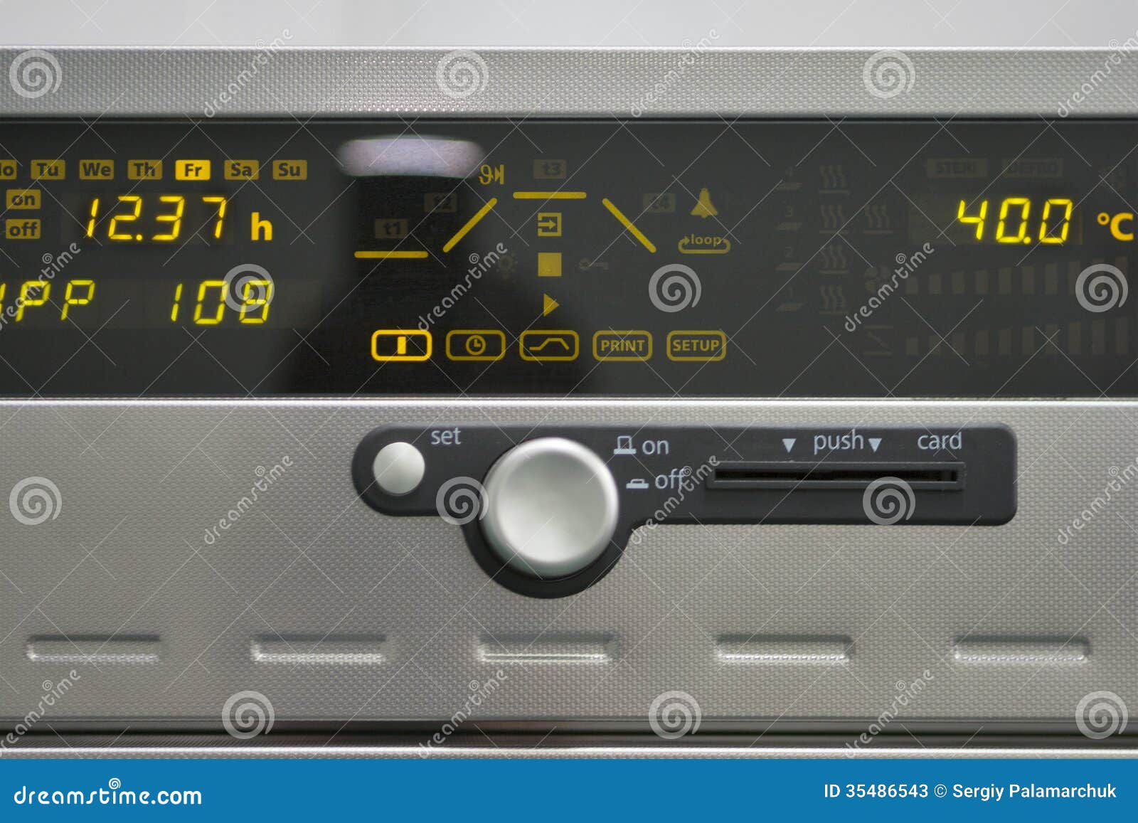 Scientific device panel stock image. Image of unit, card - 35486543