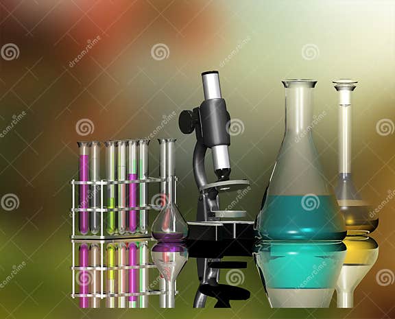 Scientific devices stock illustration. Illustration of university - 8089651