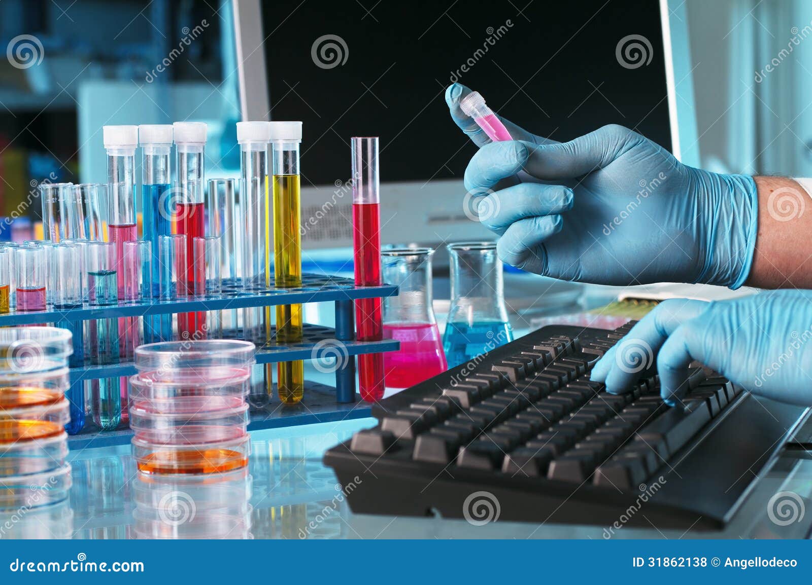 Scientific discovery stock photo. Image of dish, analysis - 31862138