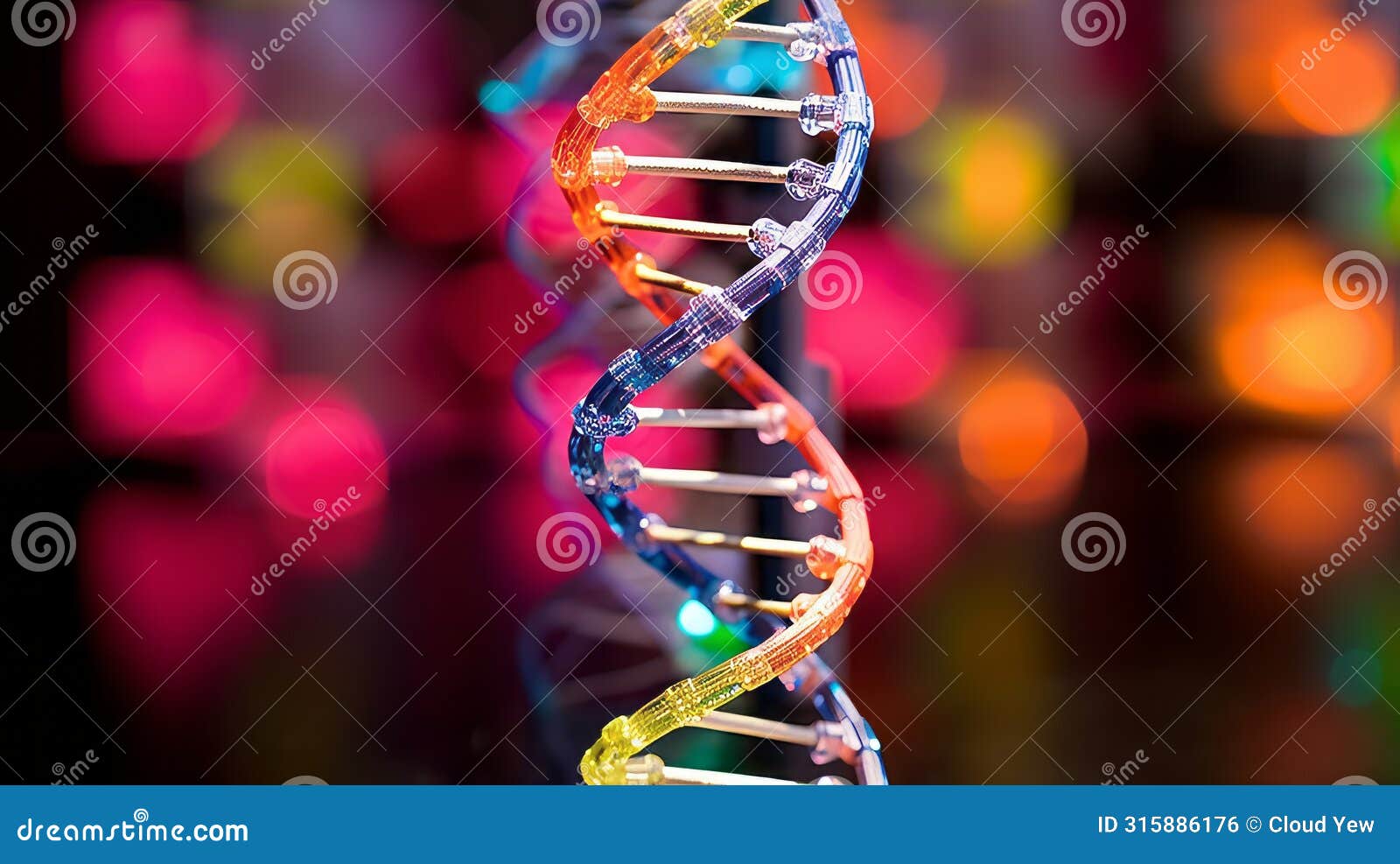 Scientific Dna Mutation Model Stock Illustration - Illustration of cell ...