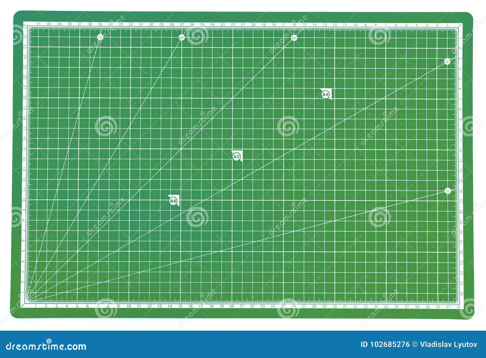 Scientific Engineering Grid Paper with Scale. Blueprint Background ...