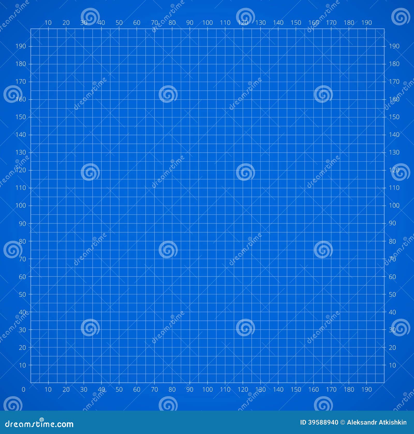 Scientific Engineering Grid Paper with Scale Stock Vector ...