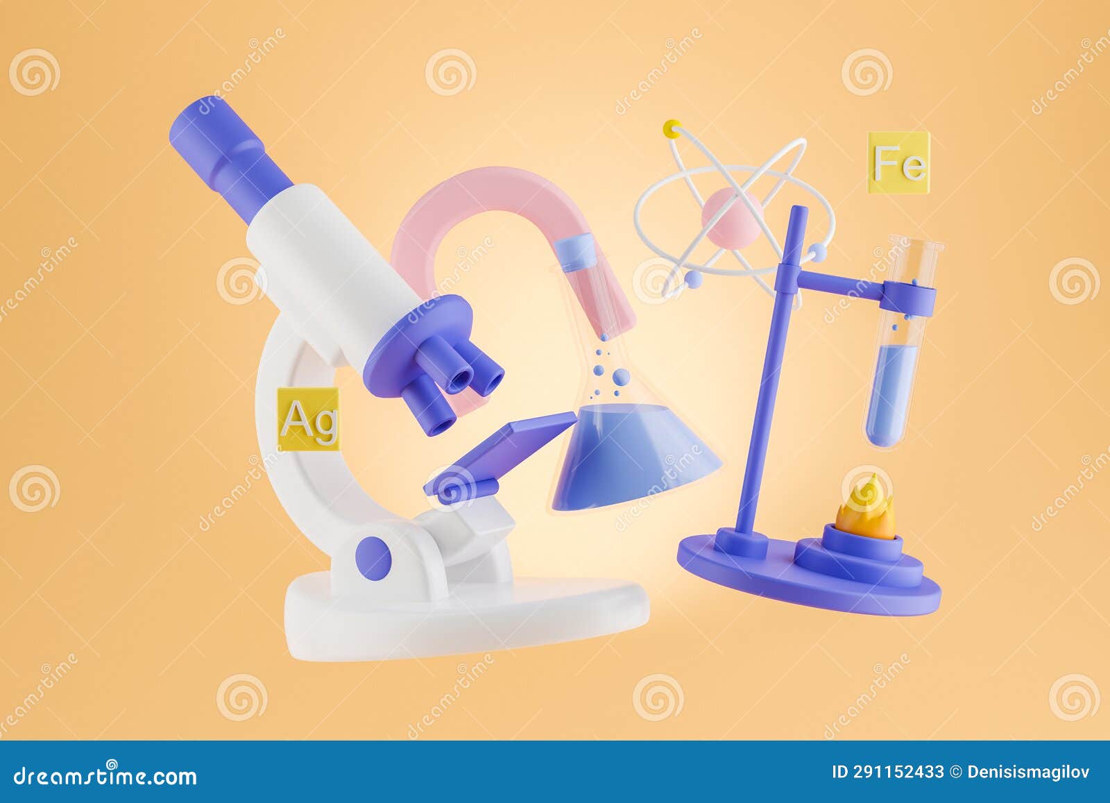 Scientific Experiment and Different Tools, Chemistry and Laborator ...