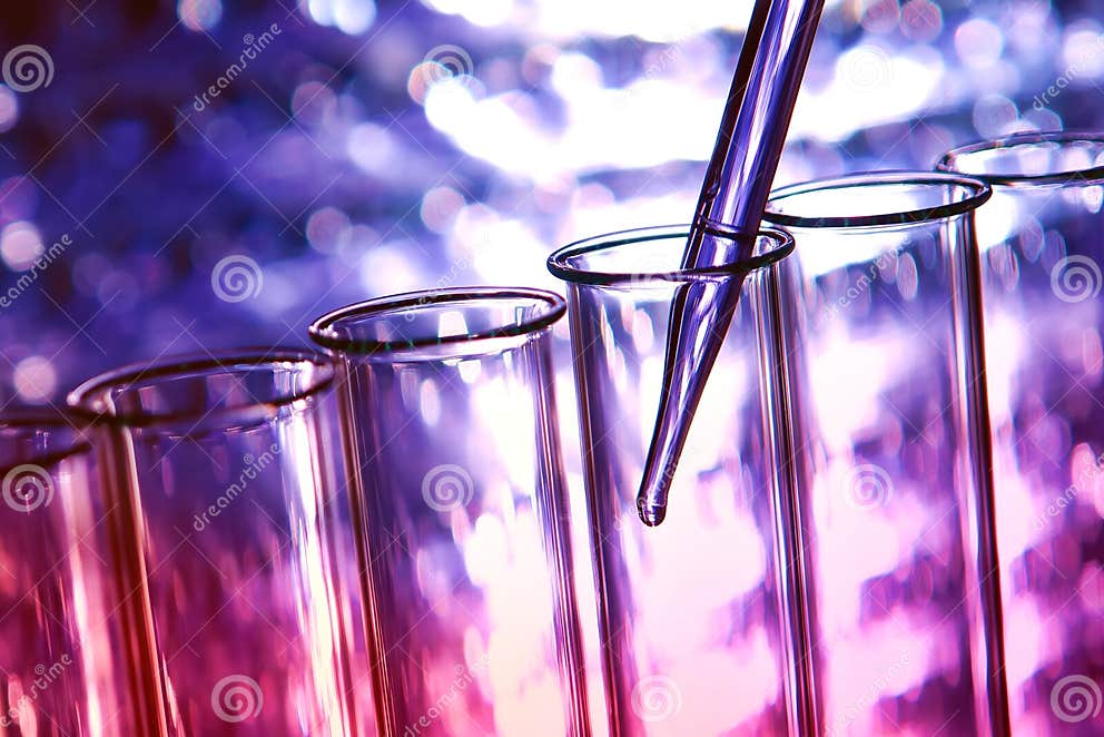 Scientific Experiment in Science Research Lab Stock Image - Image of ...