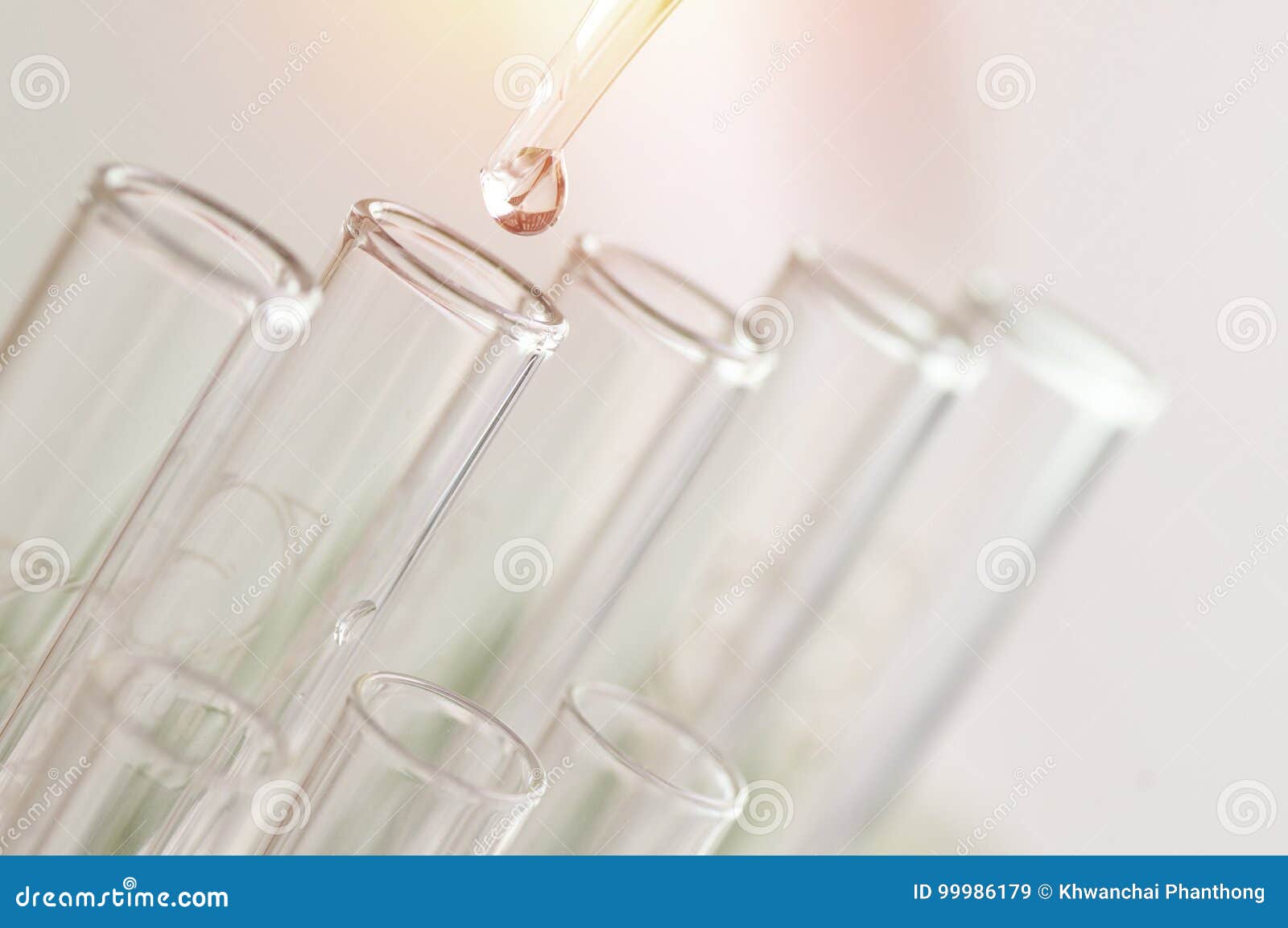Scientific Experiments, Laboratory Equipment and Test Tubes Stock Image ...