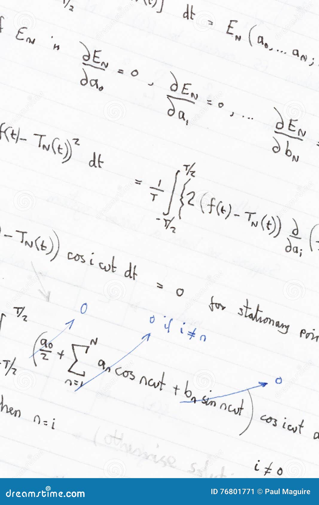 Scientific formula stock image. Image of background, academic - 76801771