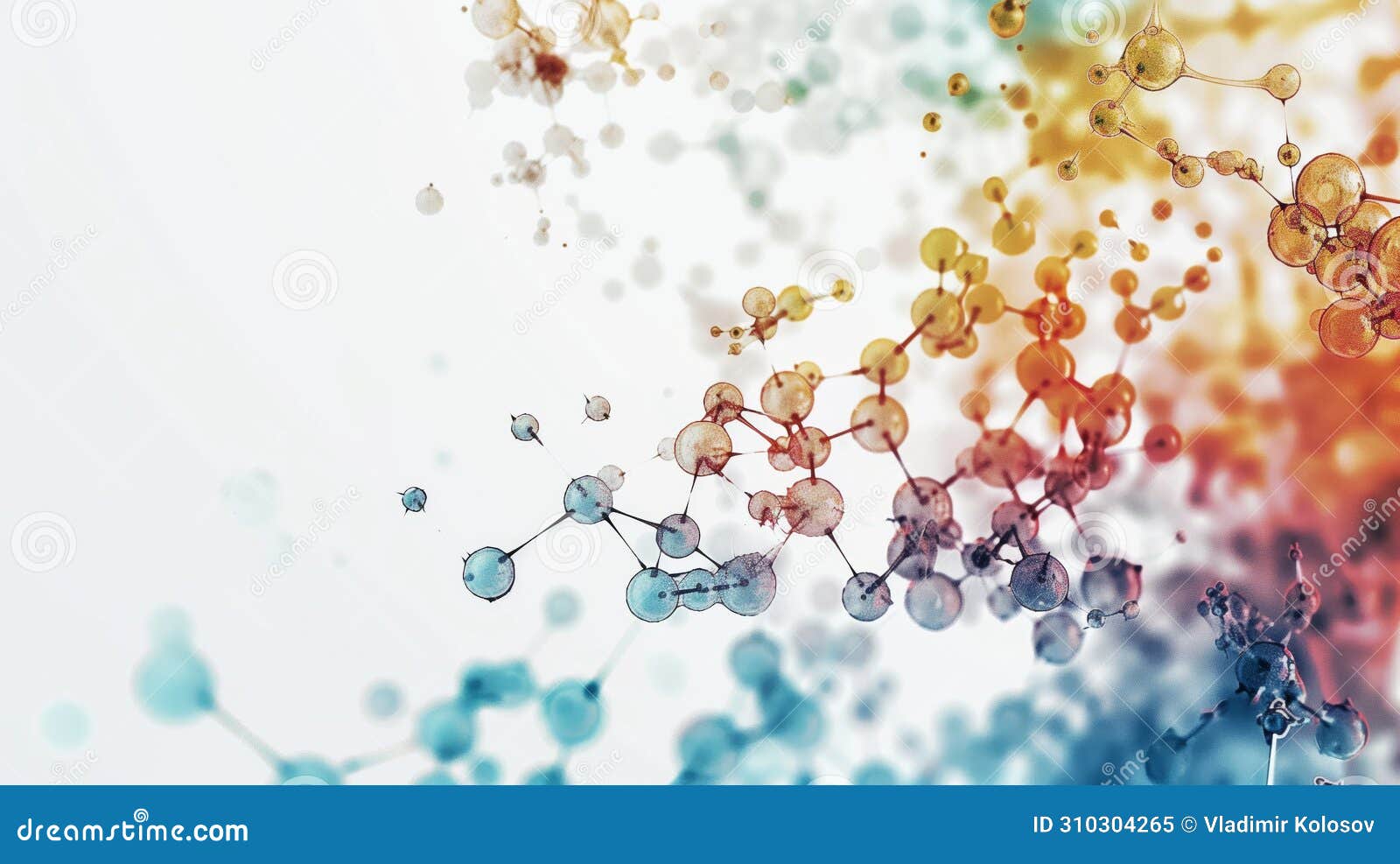 Scientific Formulas On A White Background, Styled With Bright Elements ...