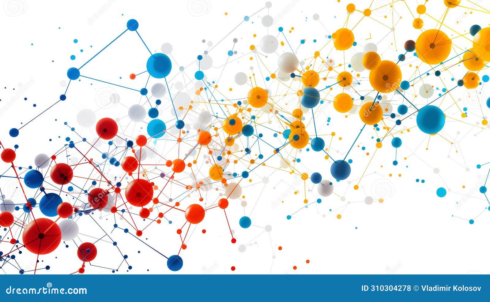 Scientific Formulas on a White Background, Styled with Bright Elements ...