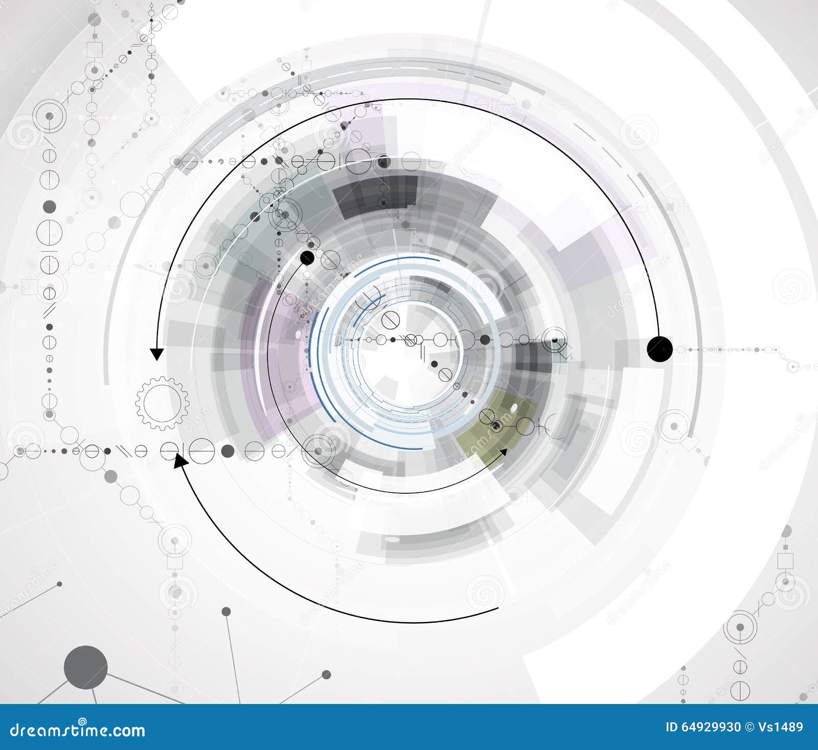 Scientific Future Technology. for Business Presentation Stock Vector ...