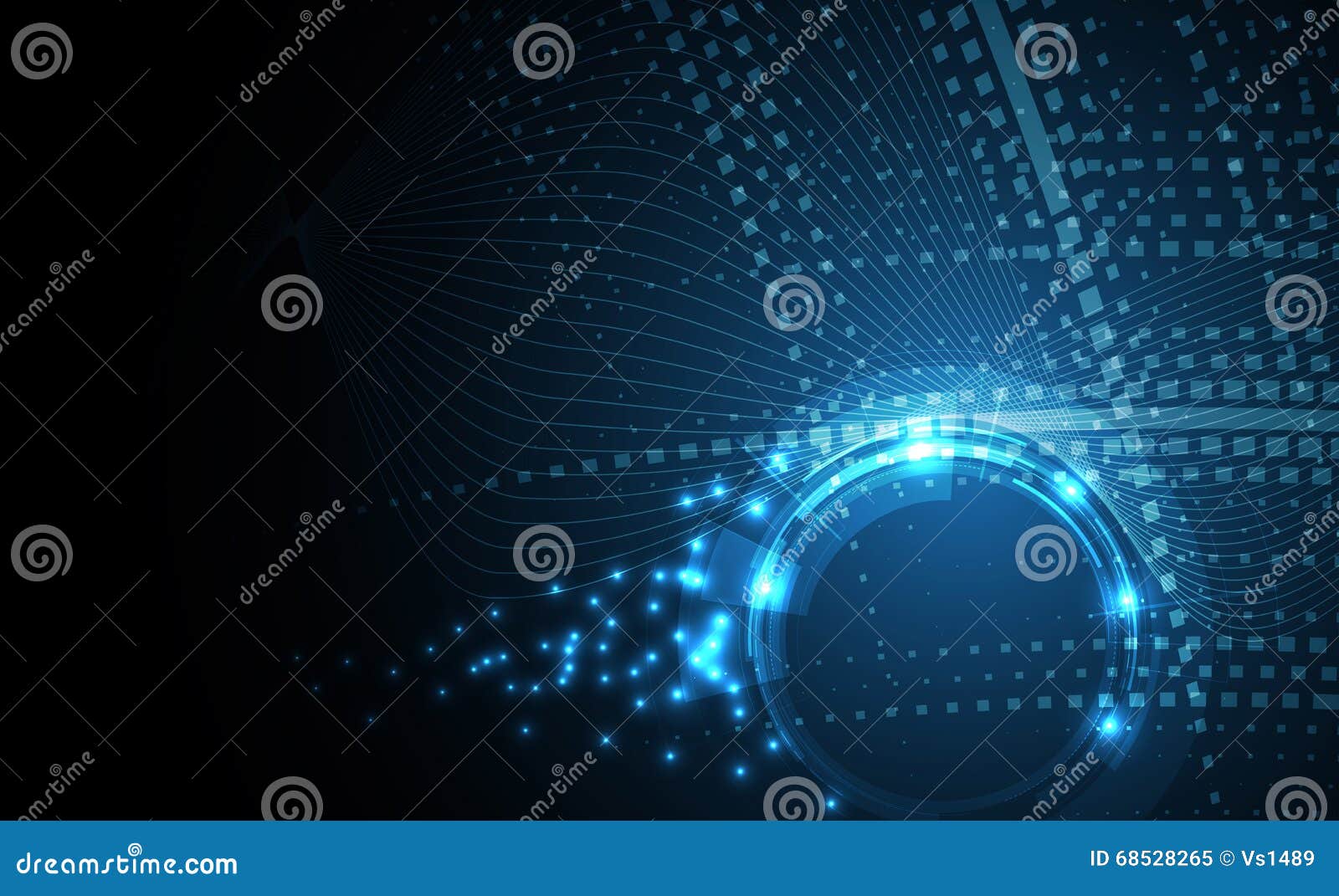 Scientific Future Technology. for Business Presentation Stock Vector ...