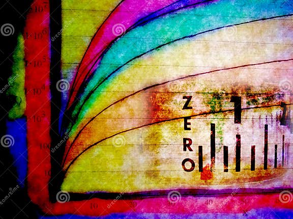 Scientific graph colored stock image. Image of science - 20583141