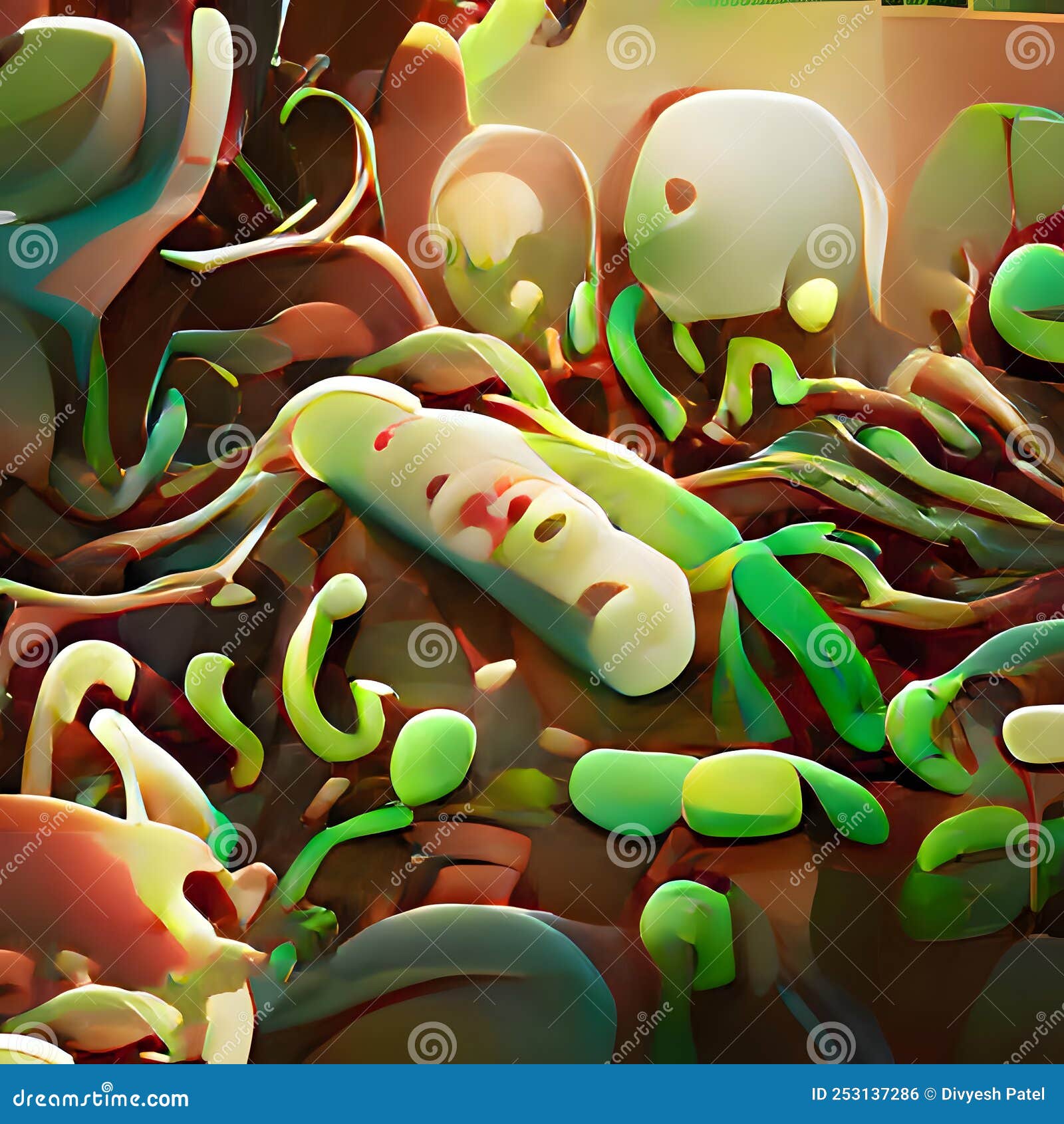 Scientific Image Of Bacteria Citrobacter, Gram-negative Bacteria Stock ...