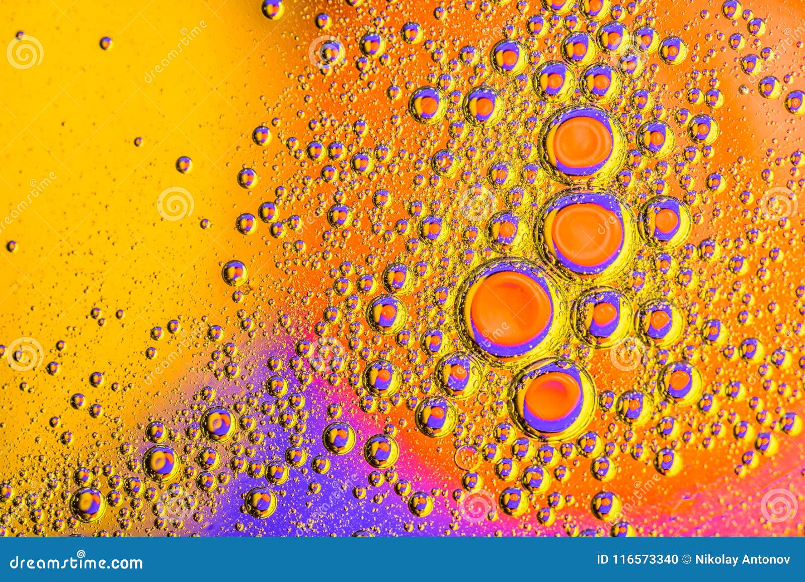 Scientific Image of Cell Membrane. Macro Up of Liquid Substances ...