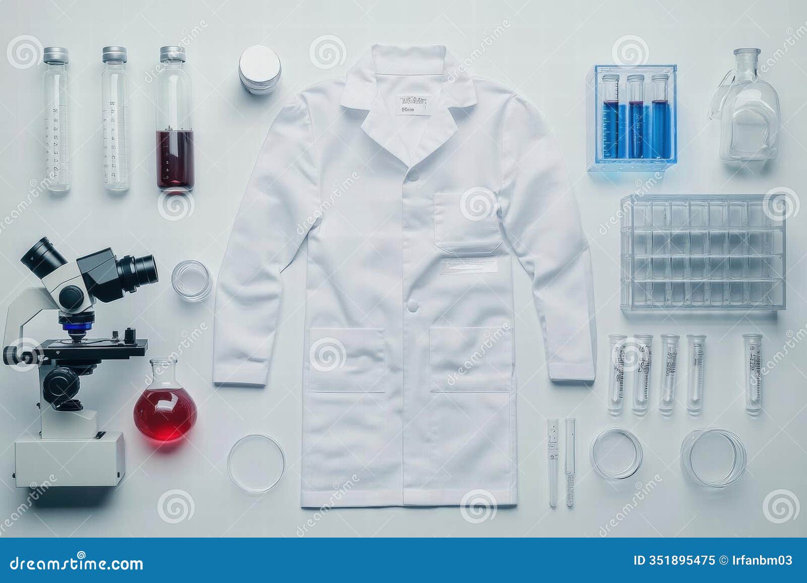 Exploring The Microscopic World: Bacteria And Virus Cells In A ...