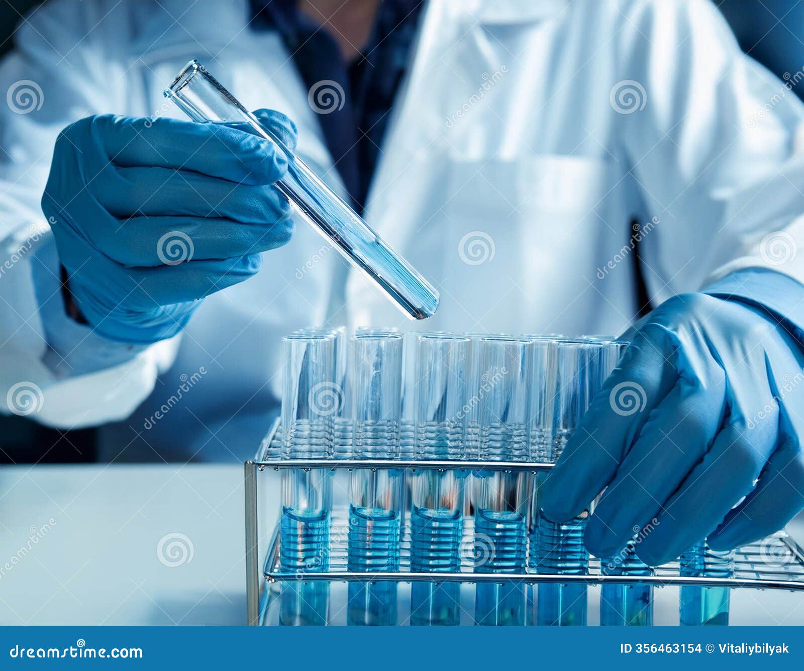 A Scientific Laboratory Conducting Tests To Analyze the Reduction of ...