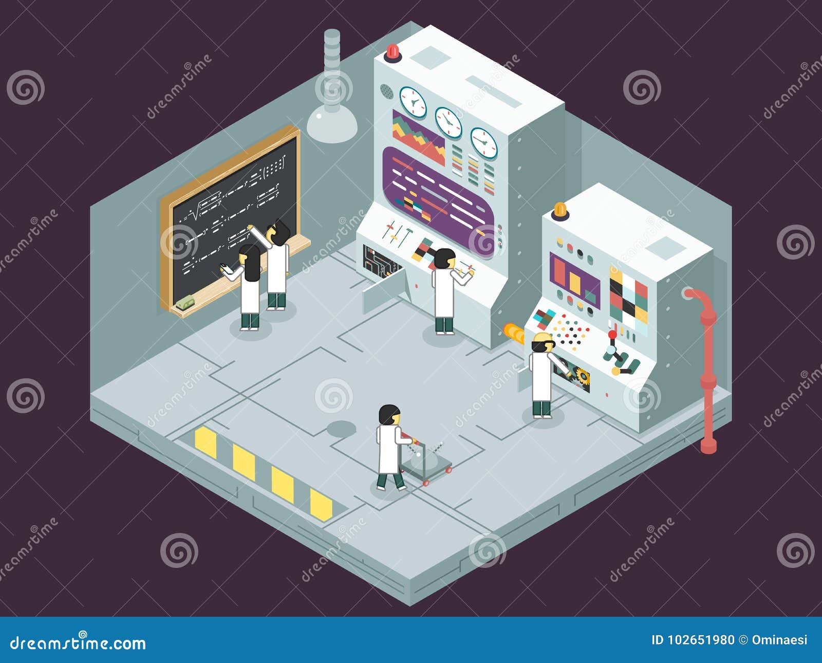 Scientific Laboratory Experiment Experience Scientists Work Control ...