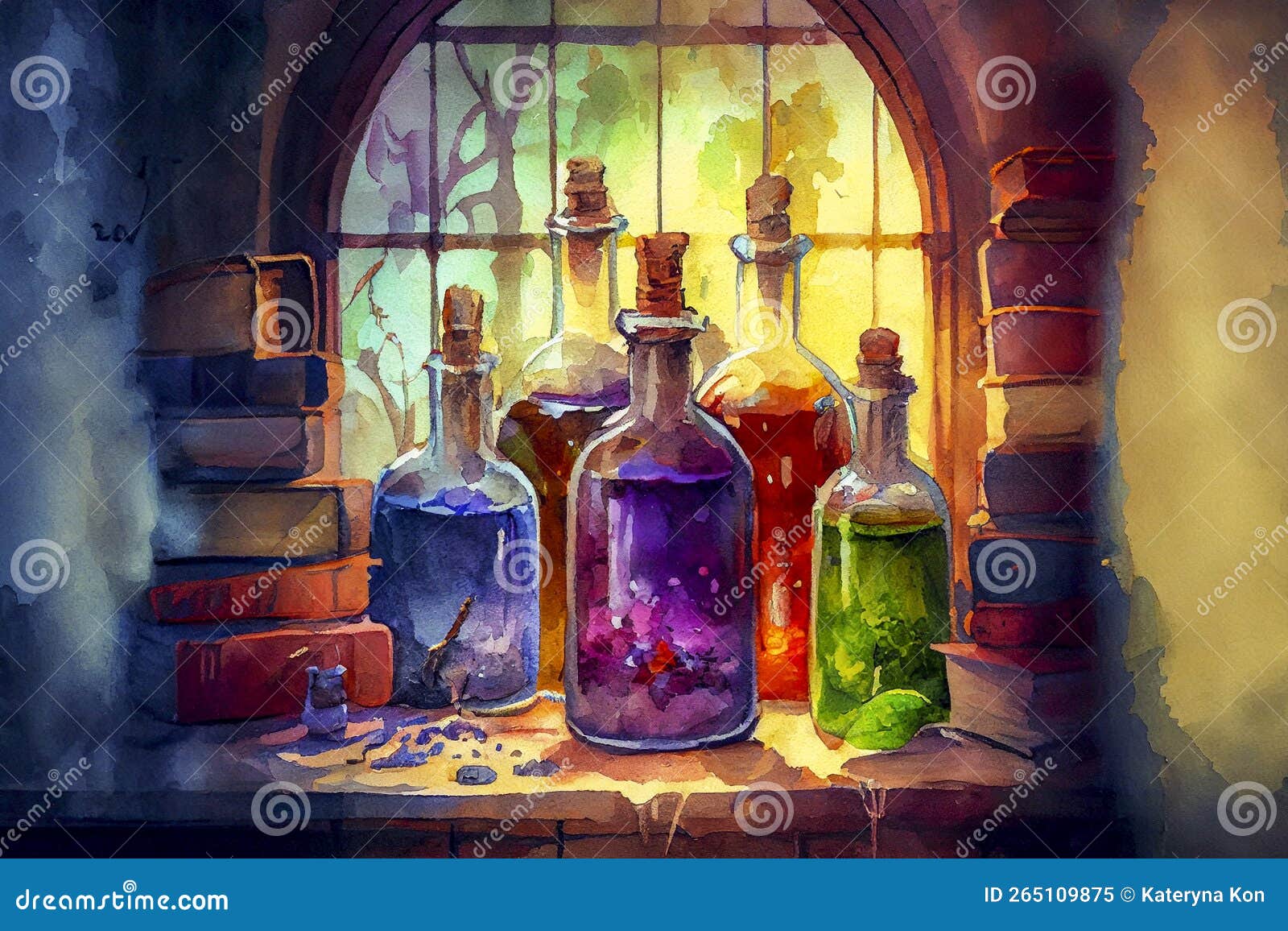 Scientific Laboratory, Medieval Science Laboratory,ai Illustration ...