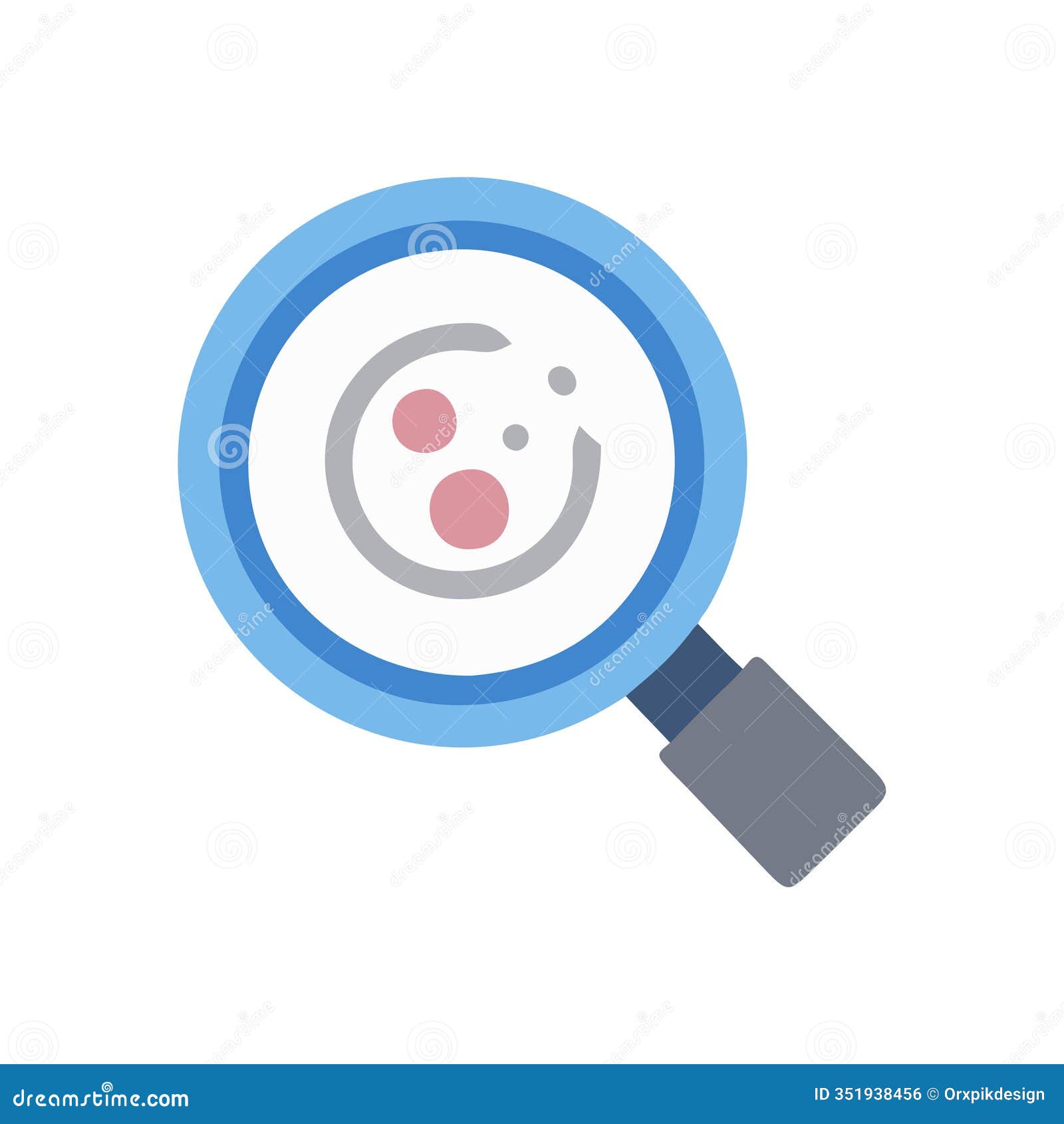 Scientific Lens Icon for Microscope Applications Stock Vector ...