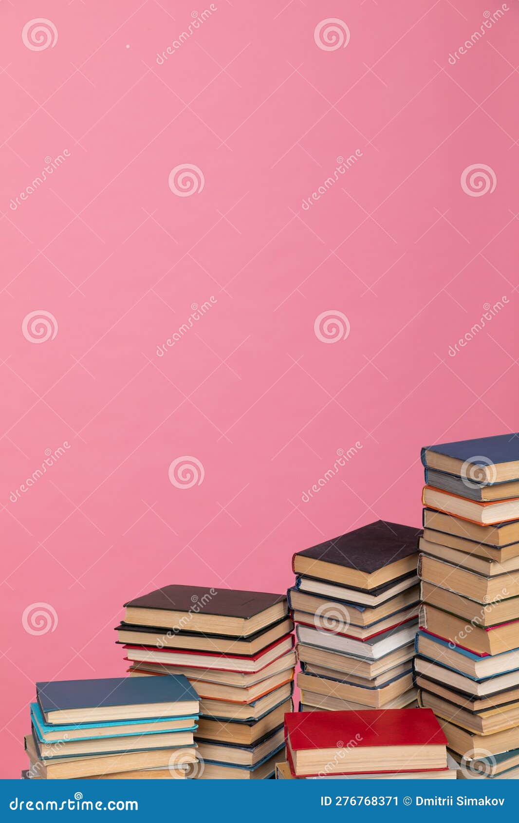 Scientific Literature of Knowledge in the Library on the Pink ...