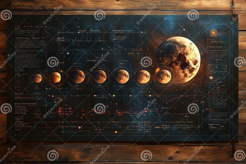 Scientific Map Illustrating the Planets in Our Solar System with ...