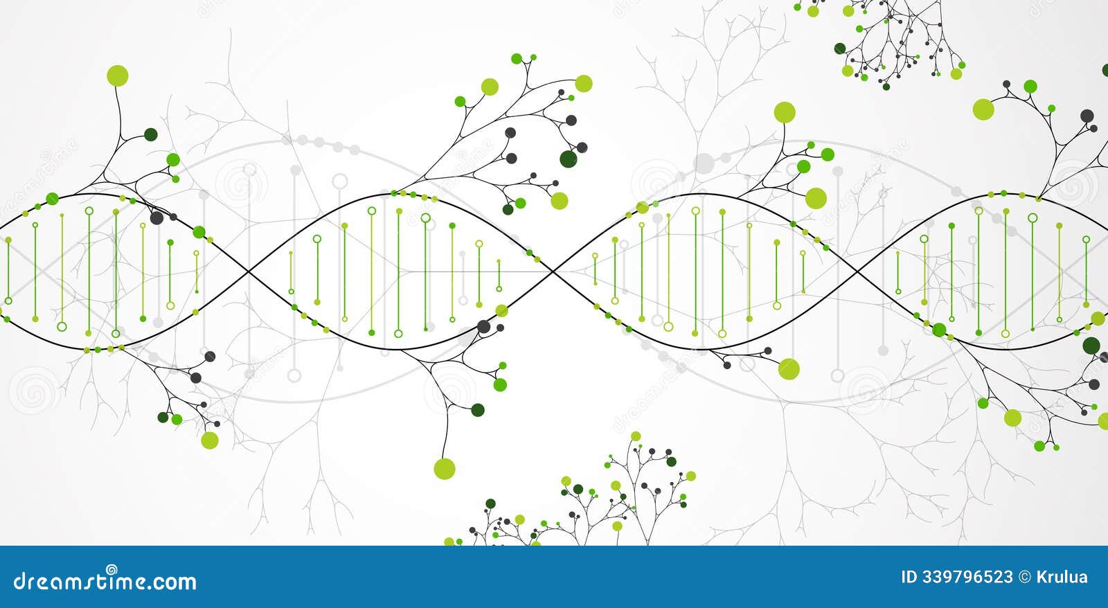 Scientific Medical Background with Abstract Image of Dna Molecule and ...