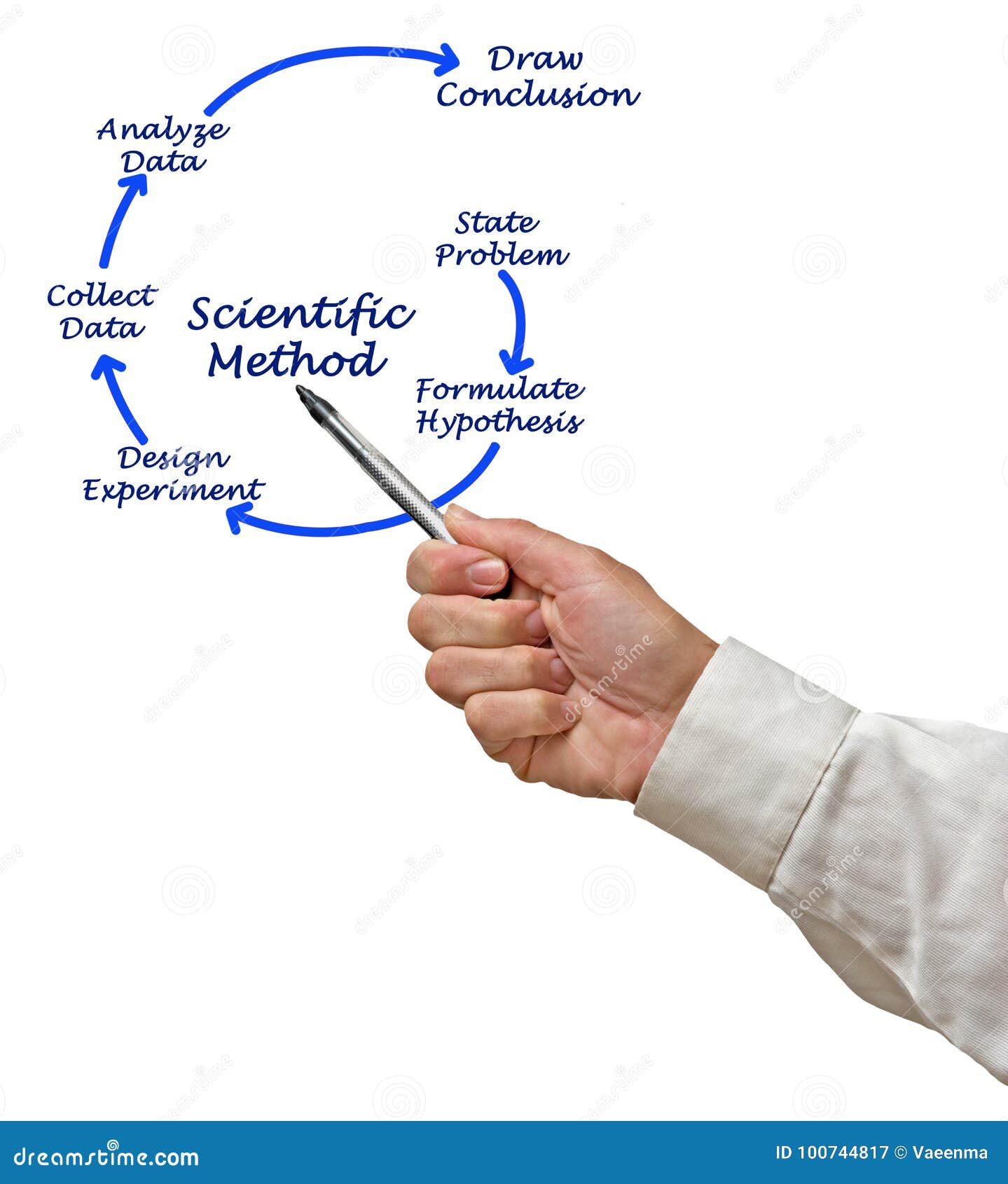 Scientific Method stock image. Image of discoverer, diagram - 100744817