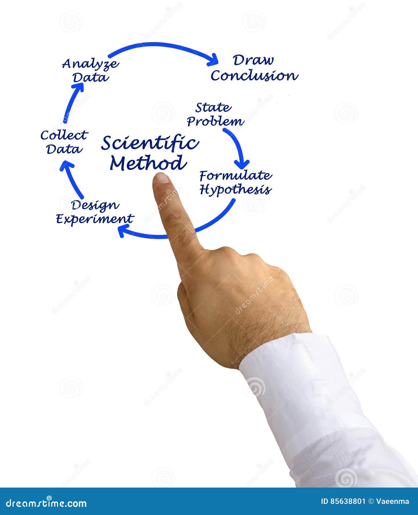 Scientific Method stock illustration. Illustration of experiment - 85638801