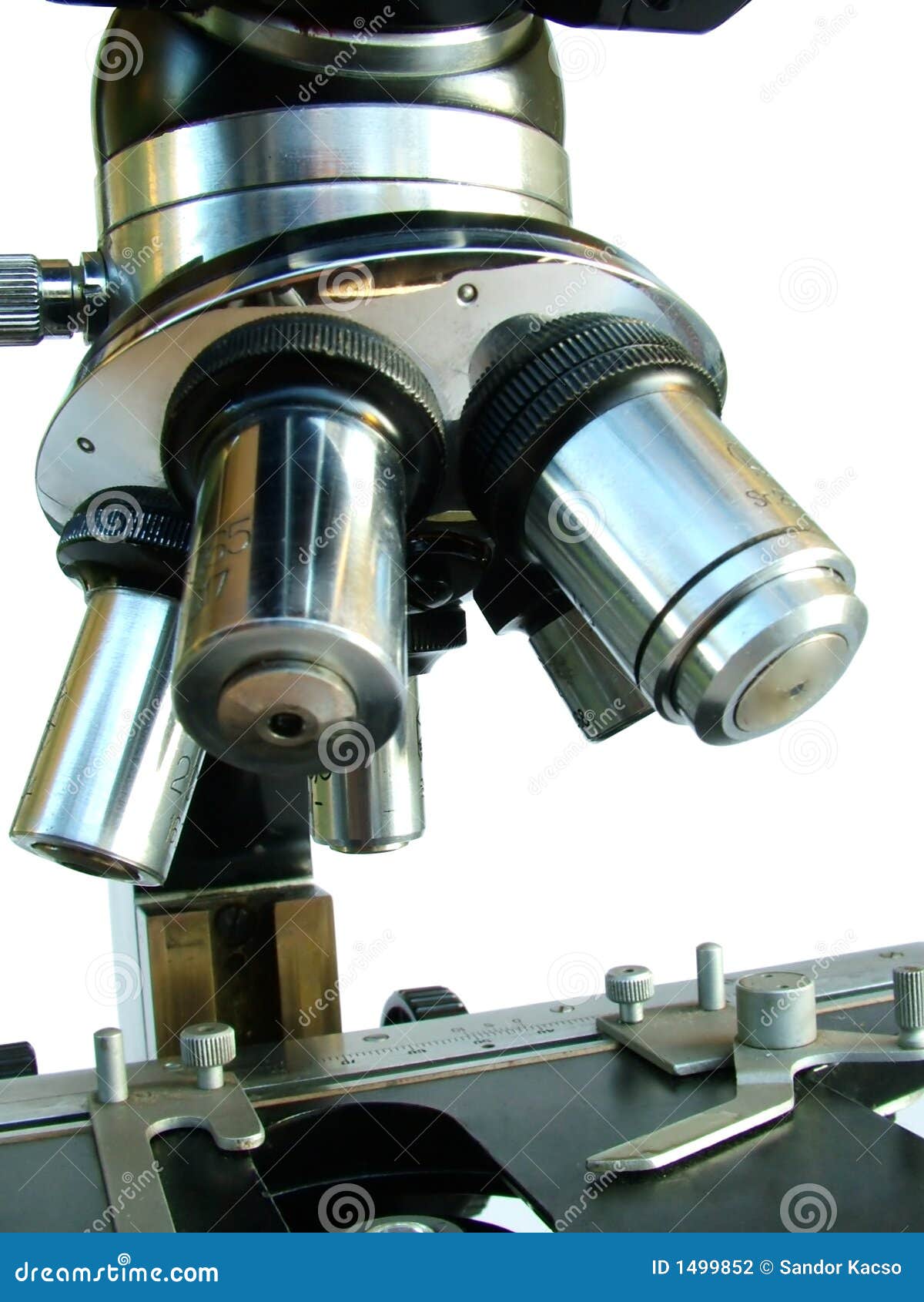 Scientific microscope stock photo. Image of education - 1499852