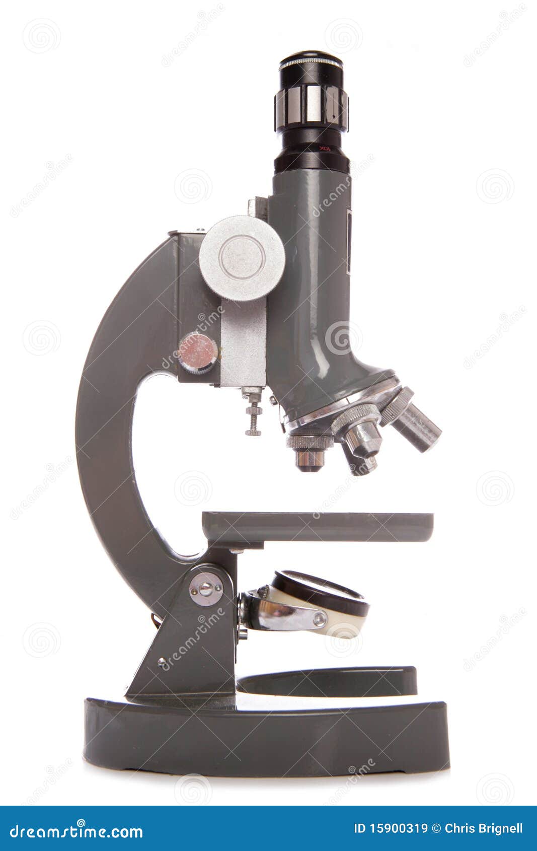 Scientific Microscope Isolated Stock Image - Image of research, science ...