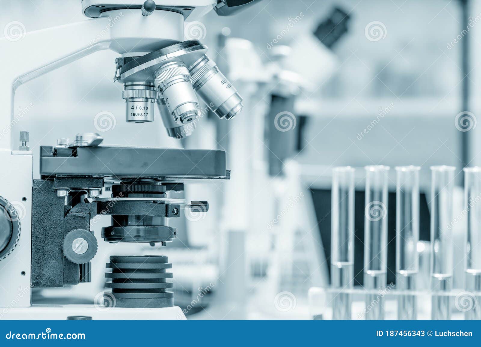 Scientific Microscope in the Laboratory of Forensics Stock Image ...