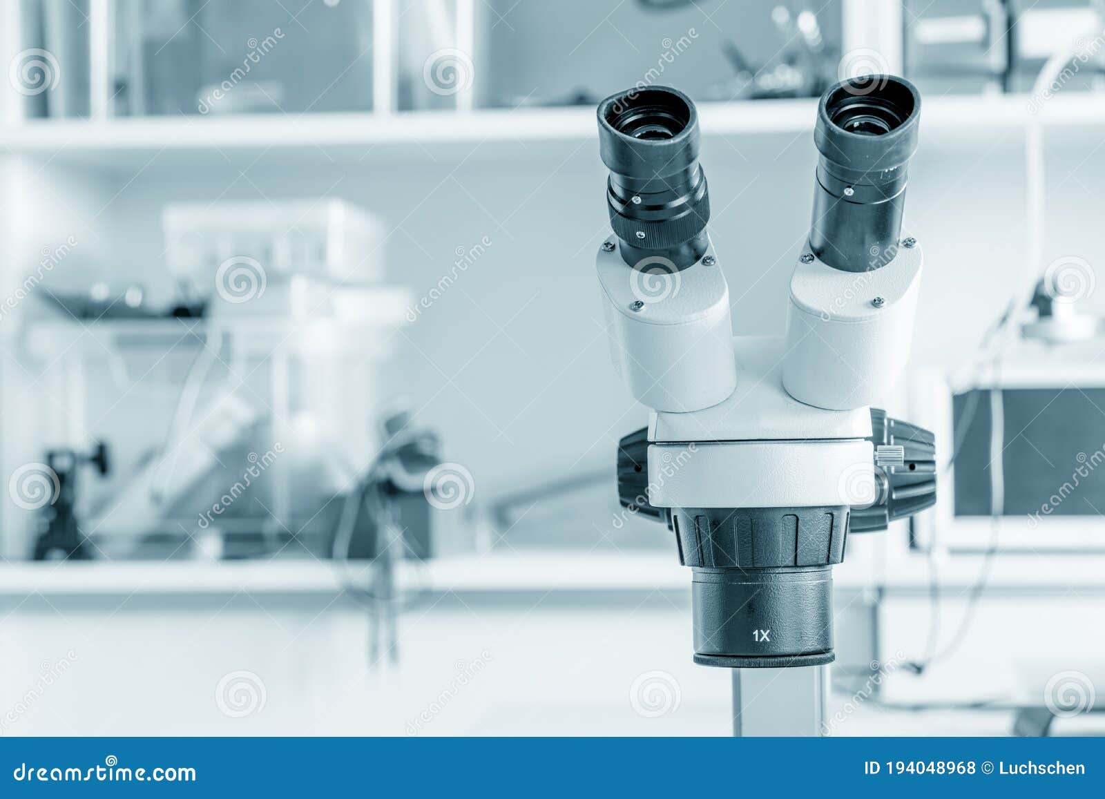 Scientific Microscope in the Laboratory of Forensics Stock Photo ...