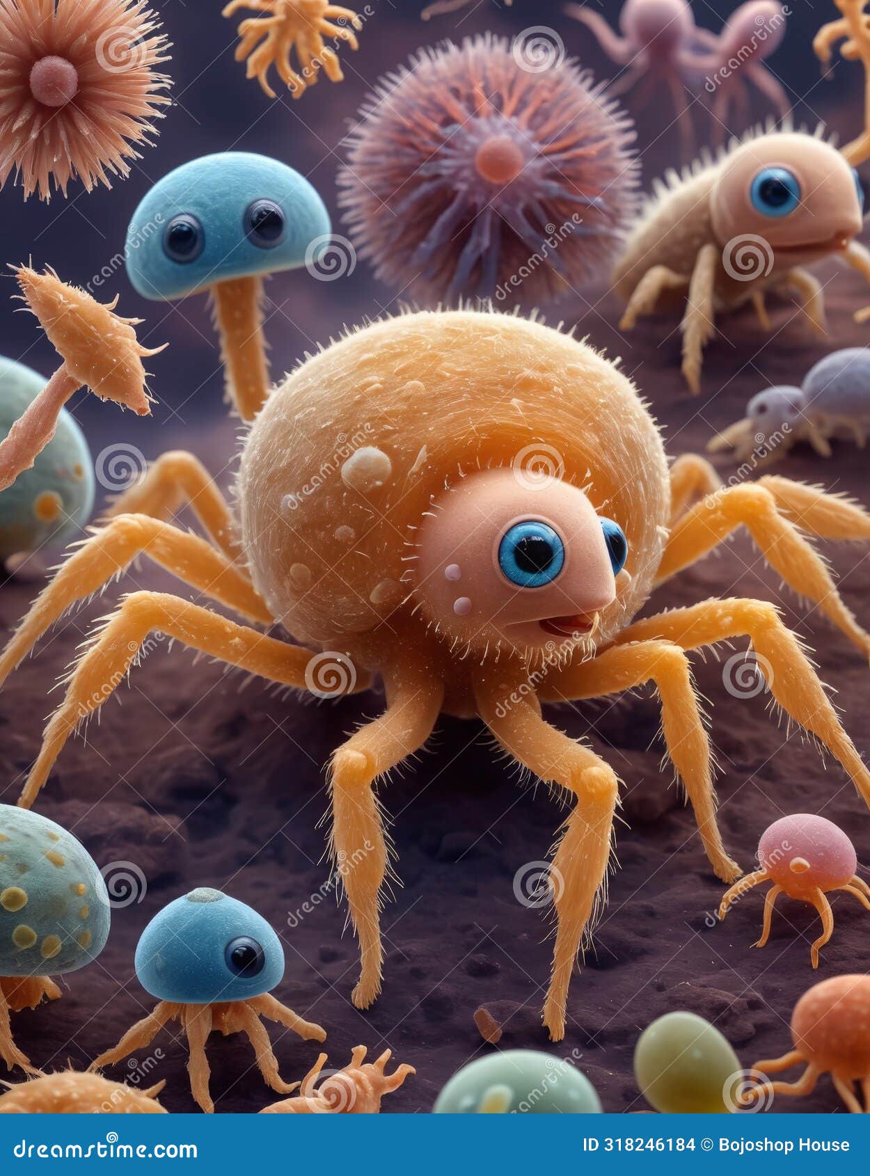 Scientific Microscopic Image, Depicting the Complex, Very Cute Little ...