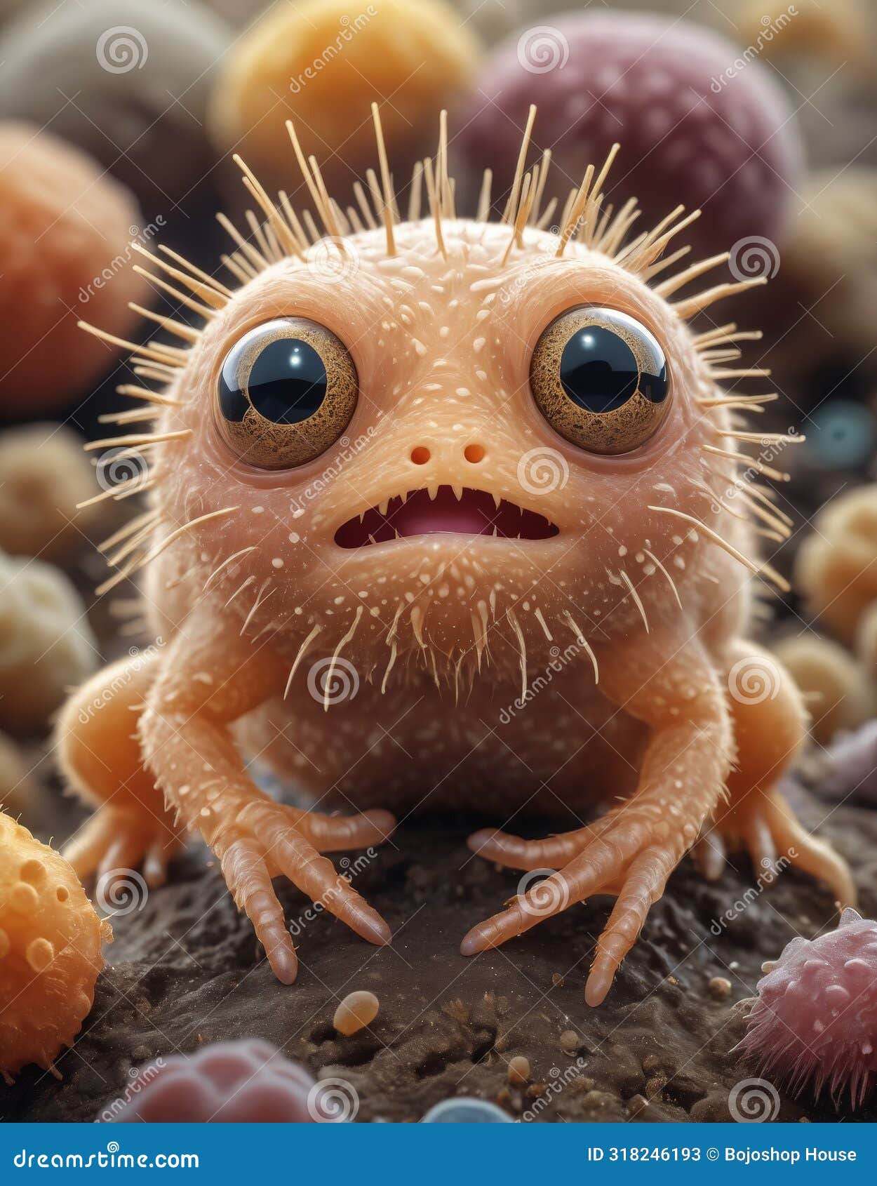 Scientific Microscopic Image, Depicting the Complex, Very Cute Little ...
