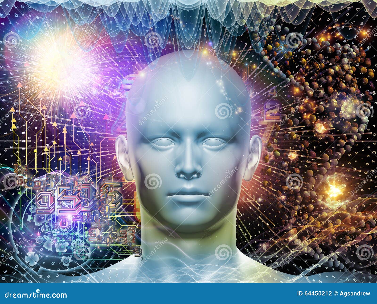 Scientific Mind stock illustration. Illustration of background - 64450212