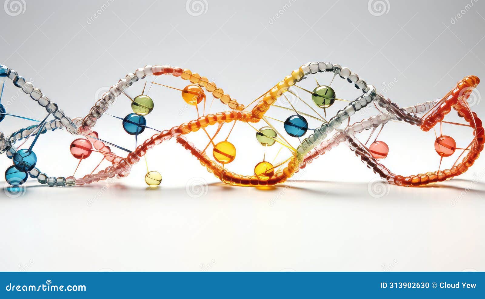 Scientific Model of Dna Mutations Stock Illustration - Illustration of ...
