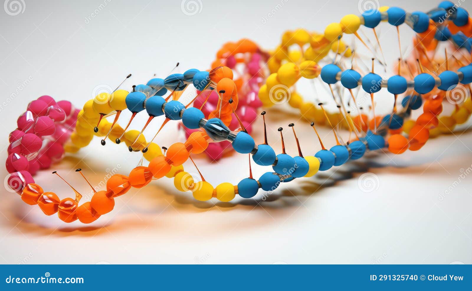 Scientific DNA Mutation Model Stock Illustration - Illustration of ...