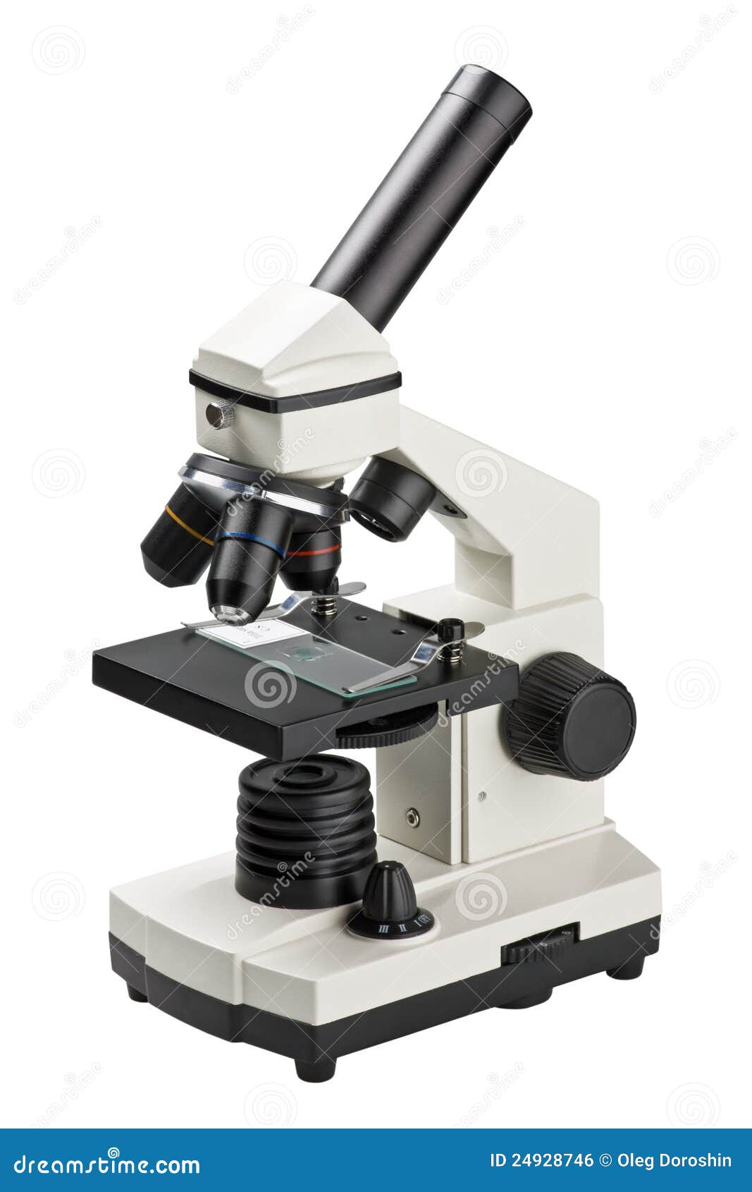 Scientific Modern Microscope Stock Photo - Image of science, analytic ...