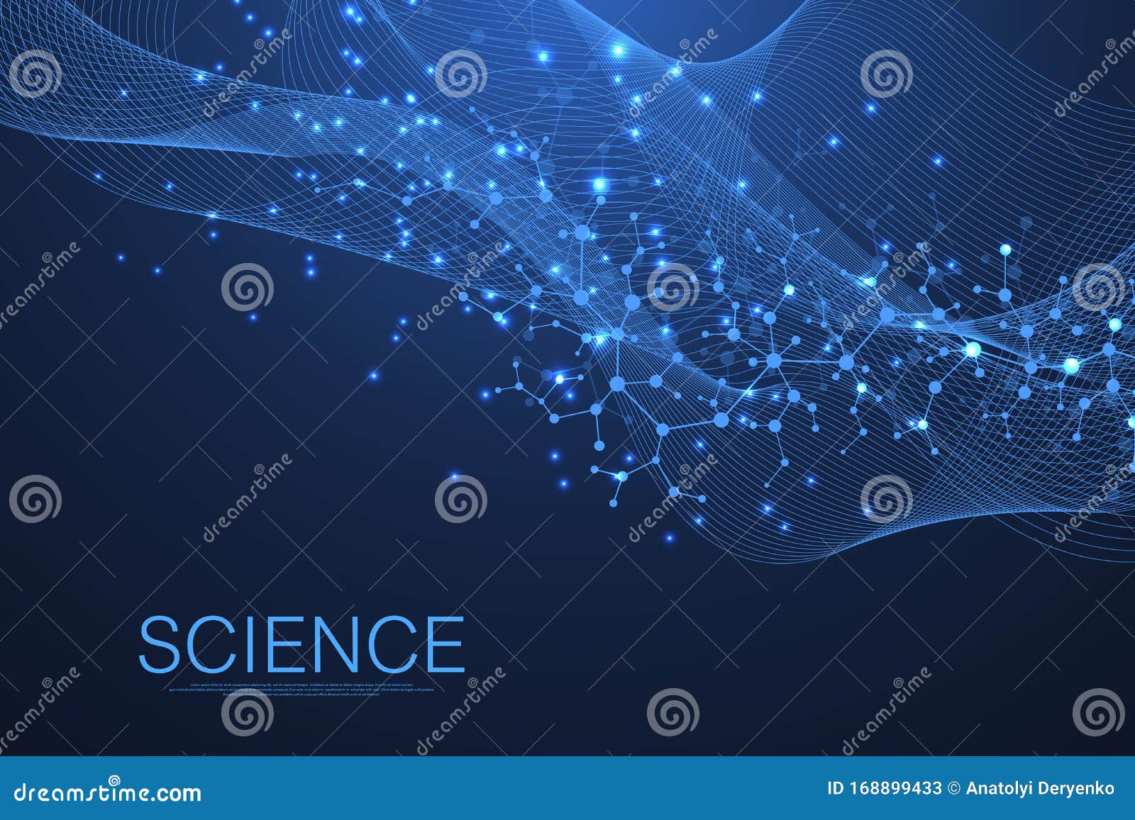 Scientific Molecule Background for Medicine, Science, Technology ...