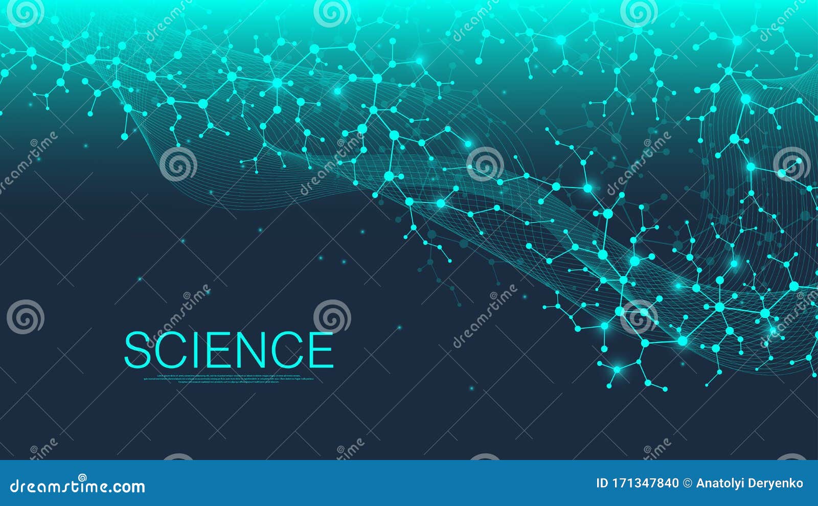 Scientific Molecule Background for Medicine, Science, Technology ...