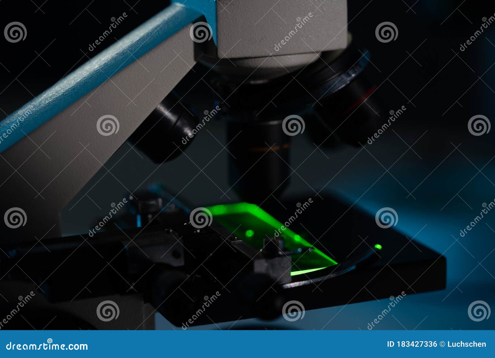 Scientific Optical Microscope in the Laboratory Stock Photo - Image of ...