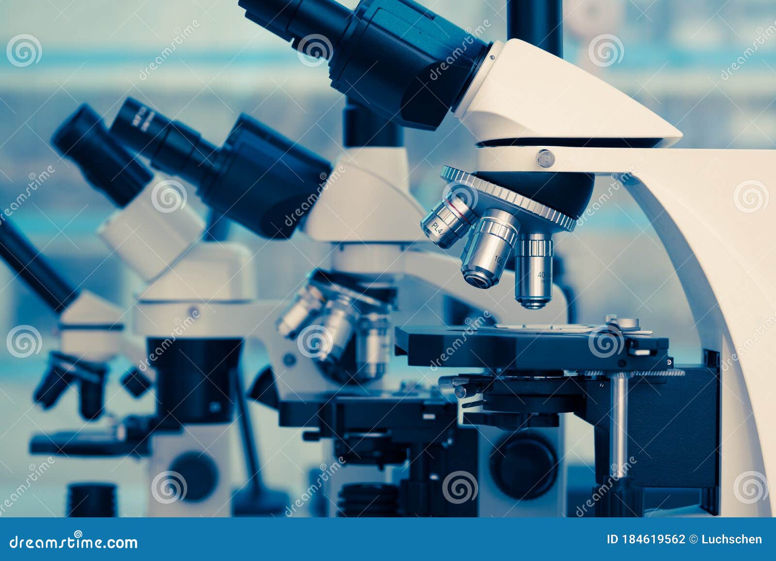 Scientific Optical Microscope in the Laboratory Stock Photo - Image of ...