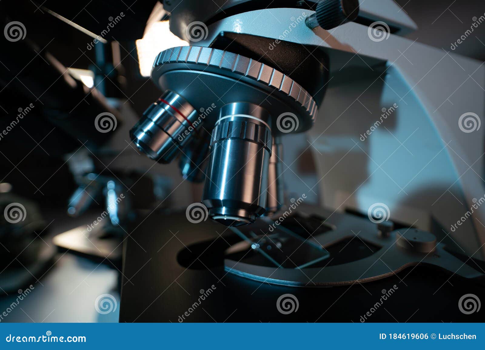 Scientific Optical Microscope in the Laboratory Stock Photo - Image of ...