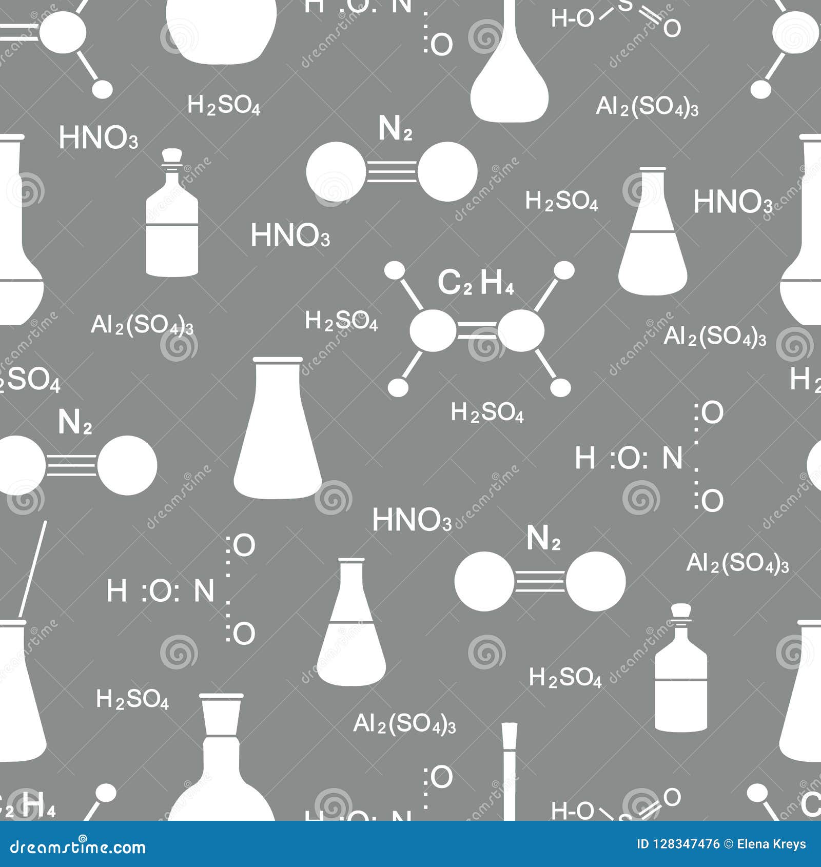 Scientific Pattern. Chemistry, Biology, Medicine. Stock Vector ...