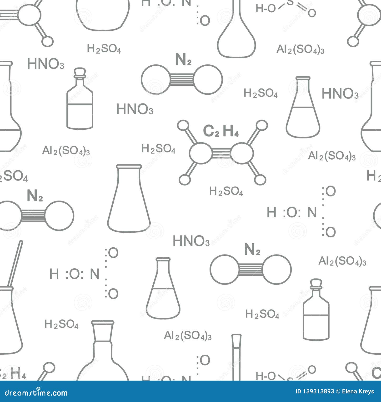 Scientific Pattern. Chemistry, Biology, Medicine Stock Vector ...