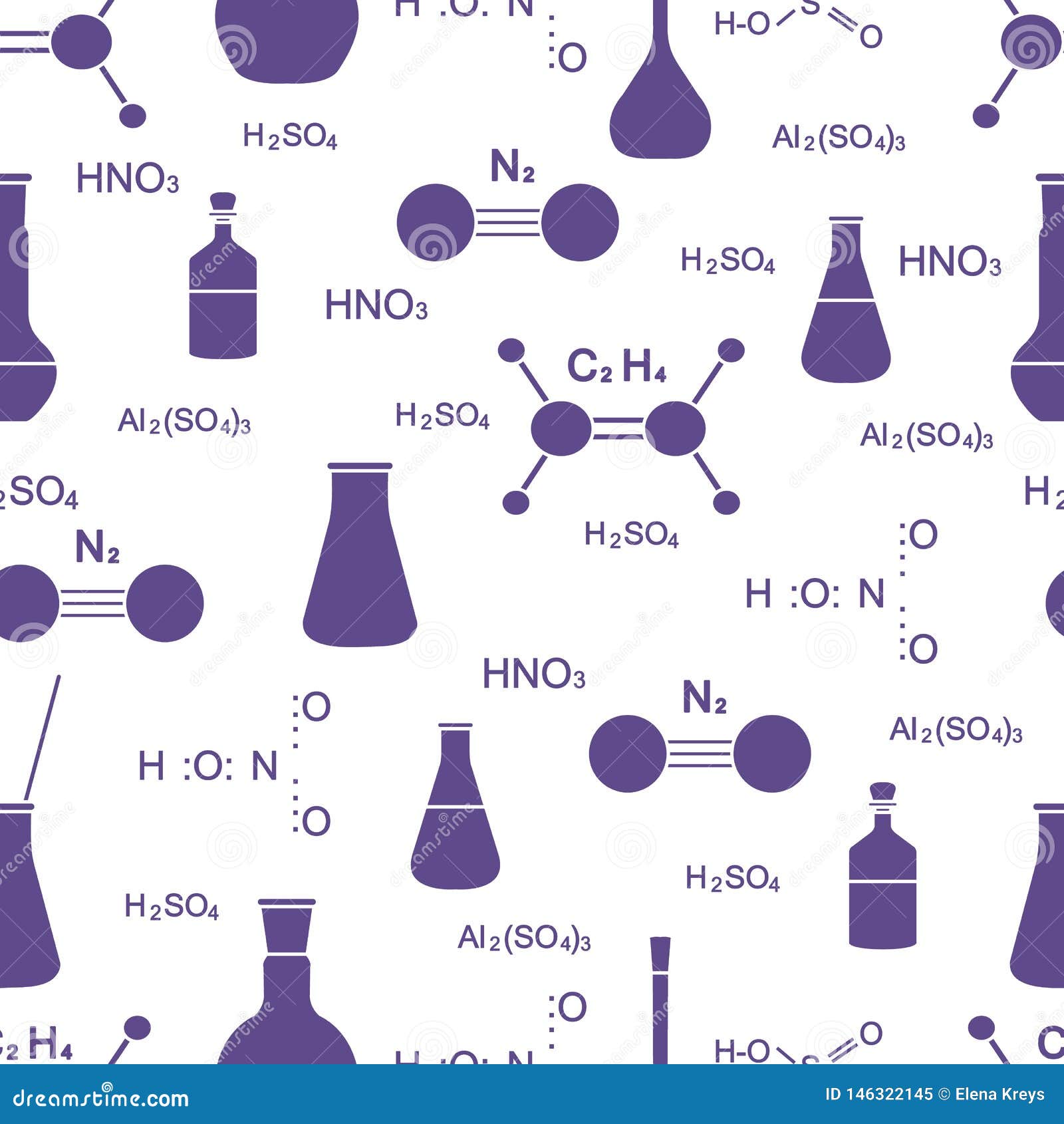 Scientific Pattern. Chemistry, Biology, Medicine Stock Vector ...