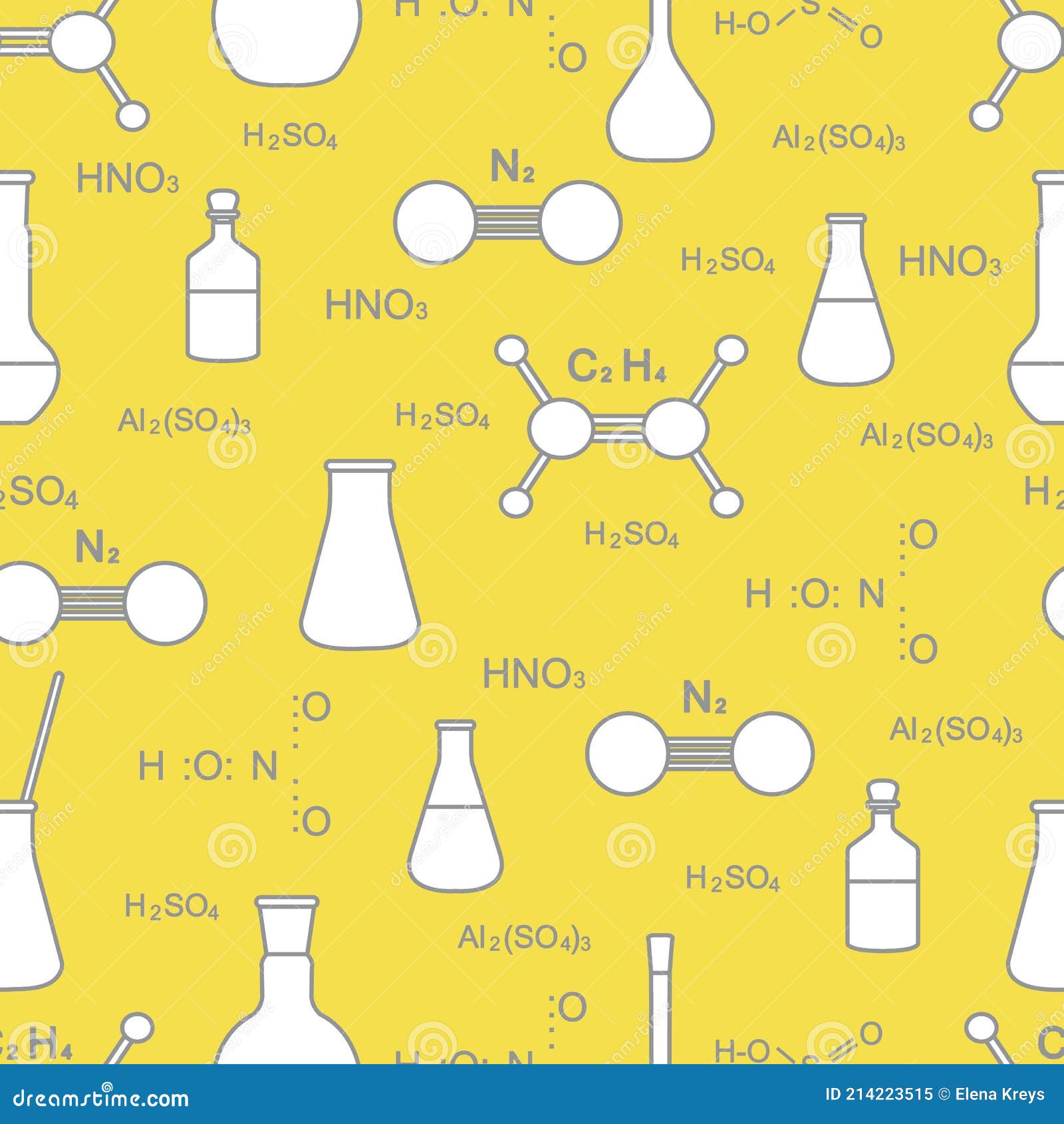 Scientific Pattern. Chemistry, Biology, Medicine Stock Vector ...