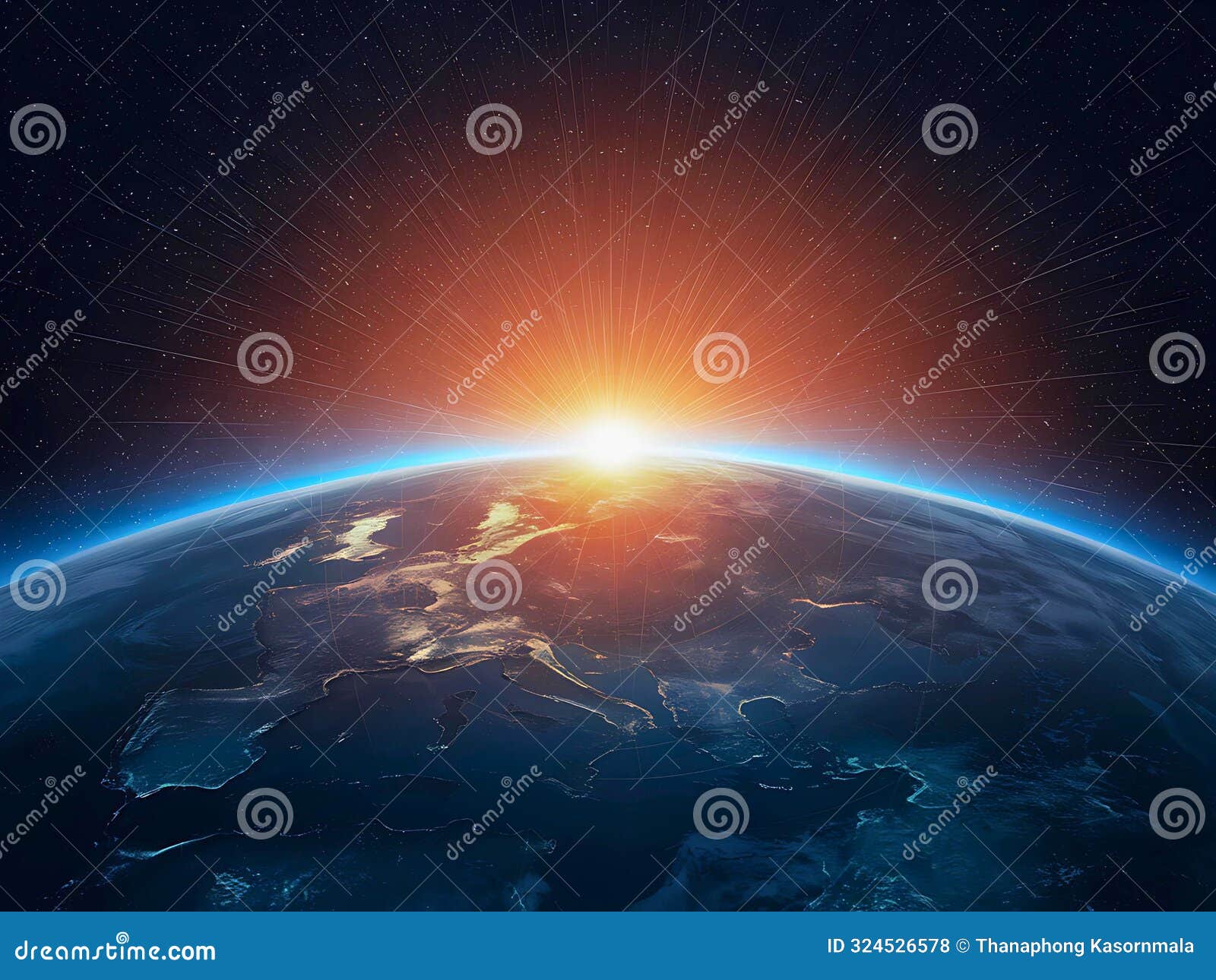 The Scientific Phenomenon of the Distribution of Blue Light Over Half ...