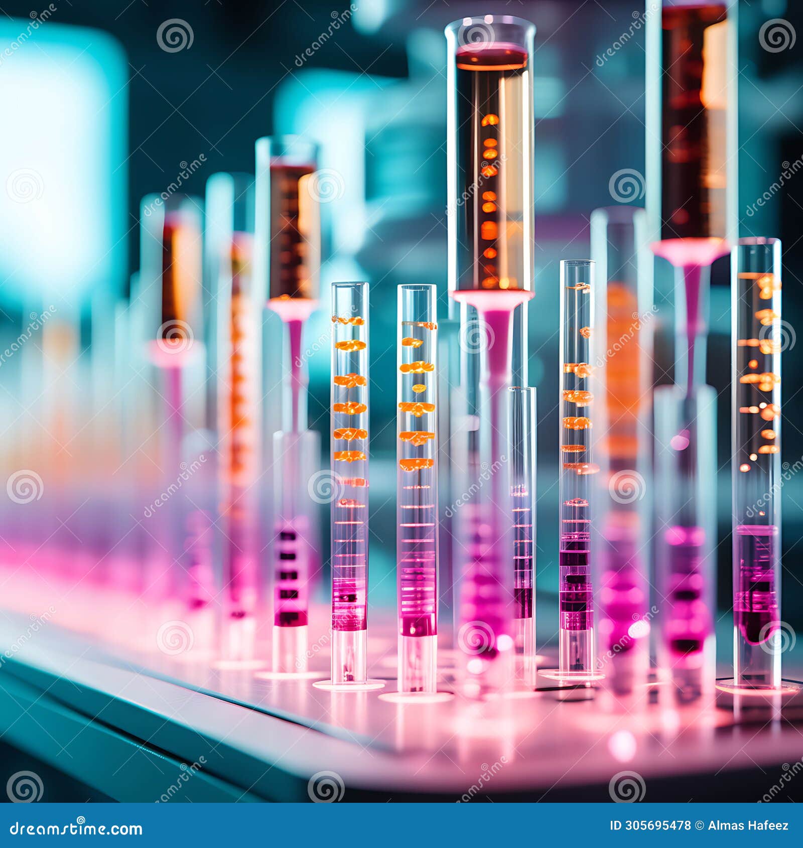 Scientific Precision: Close-Up of Lab Samples in Pipettes â€“ Crafted ...