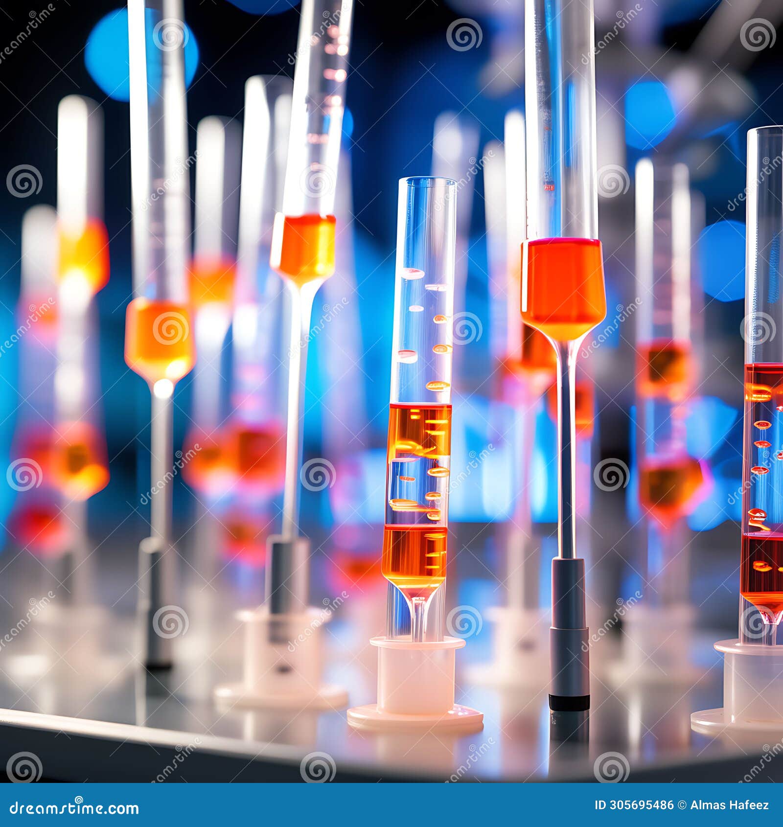 Scientific Precision: Close-Up of Lab Samples in Pipettes â€“ Crafted ...