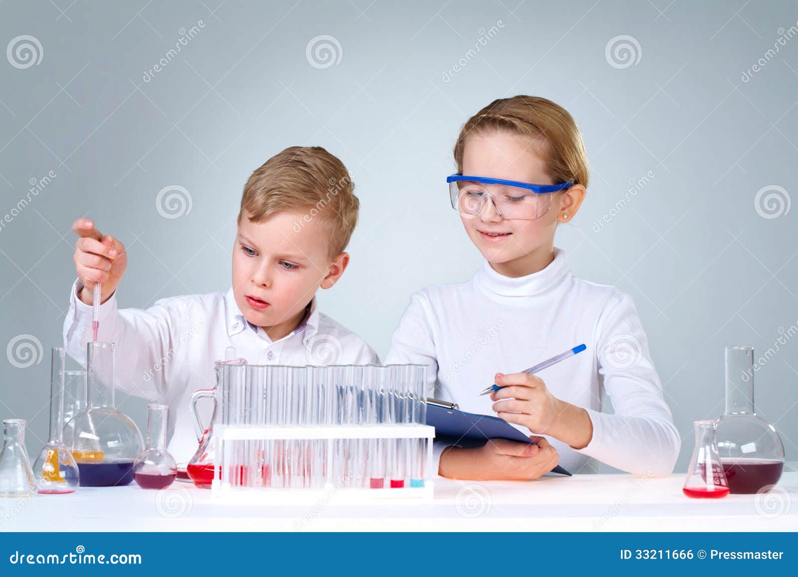 Scientific project stock photo. Image of guide, childhood - 33211666